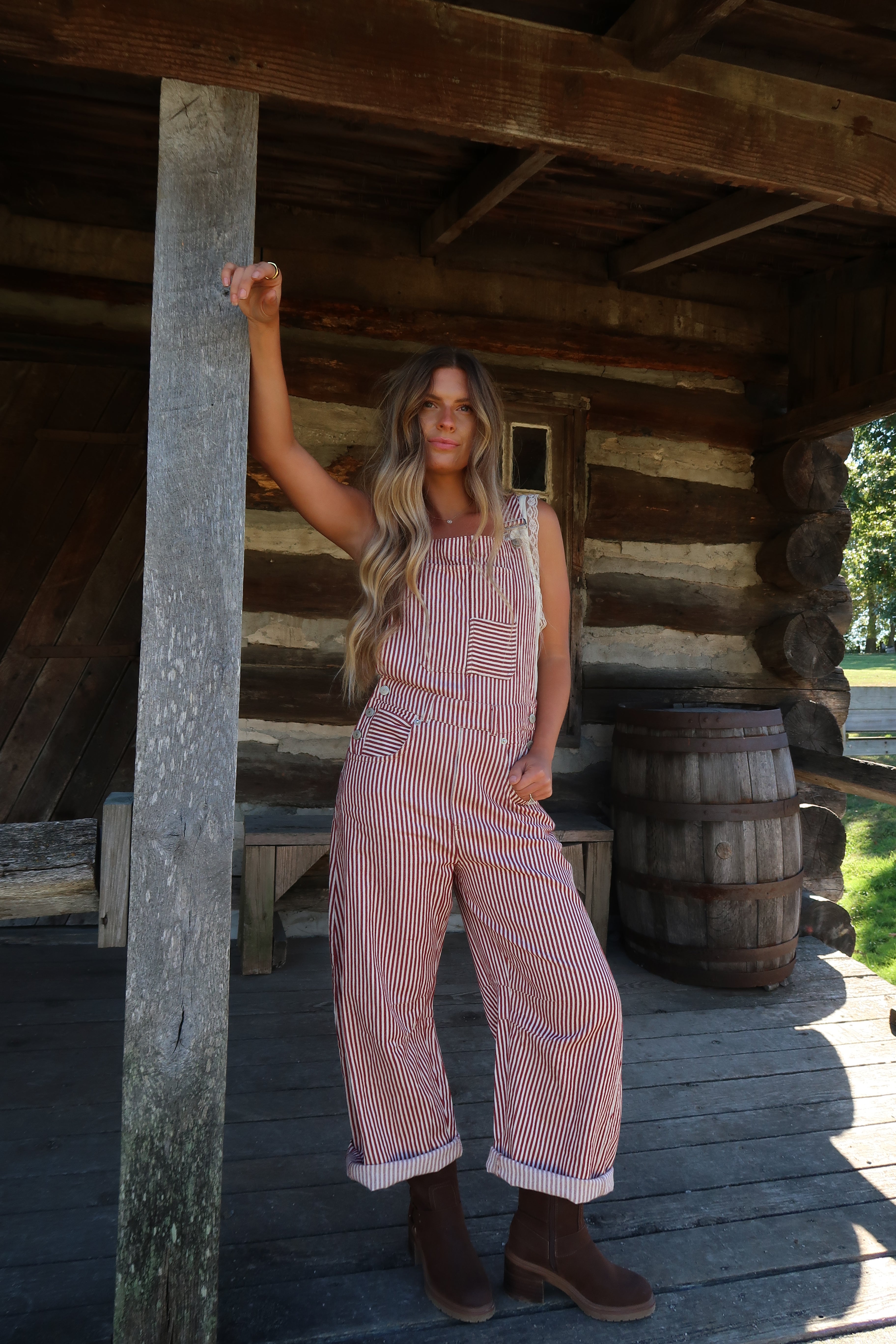 Apple Pie Barrel Overalls – Maddy Jae